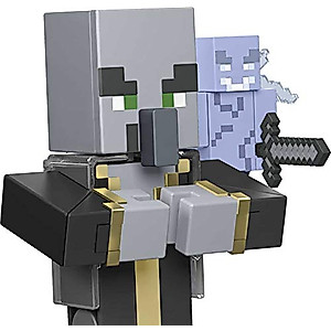 Minecraft Dungeons 3.25" Figures 2-Pk Battle Figures, Great for Playing, Trading, and Collecting, Action and Battle Toy for Boys and Girls Age 6 and Older