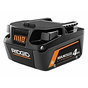 RIDGID Genuine Gift Center 18V 4.0 Ah MAX Output Lithium-Ion Battery