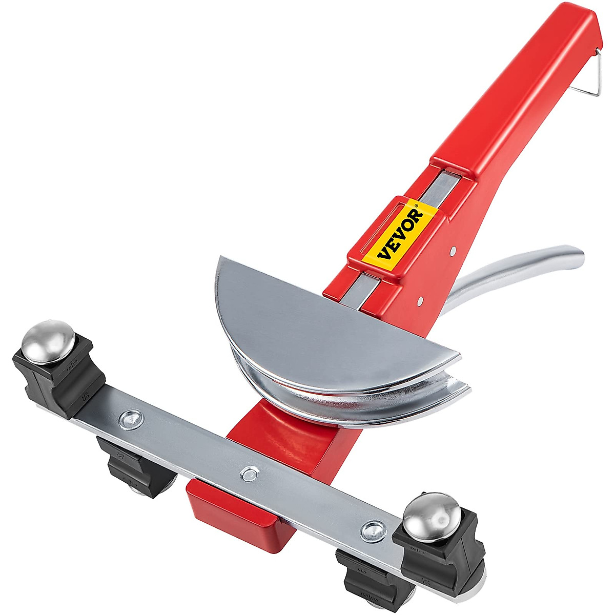 VEVOR Pipe Bender, 7 Dies 1/4-7/8 Inch Refrigeration Ratcheting Tube Bender Kit, 90° Tubing Bender with Reverse Bending Attachment for HVAC
