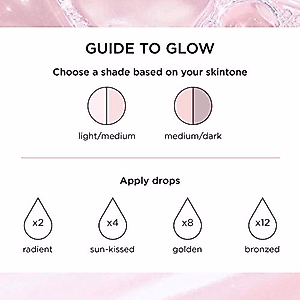 TAN-LUXE The Body - Illuminating Self-Tan Drops, 50ml - Cruelty & Toxin Free - Light/Medium