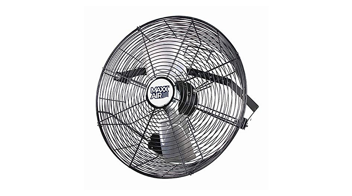 Maxx Air Wall Mount Fan - Powerful 18" Industrial Option