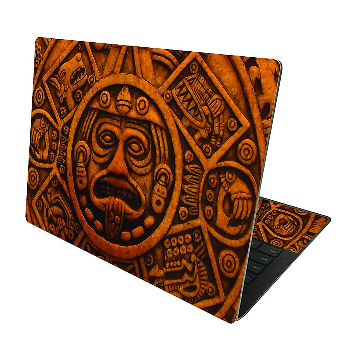 MightySkins Skin Compatible with Microsoft Surface Laptop 4 13.5” - Carved Aztec | Protective, Durable, and Unique Vinyl Decal wrap Cover | Easy to Apply and Change Styles | Made in The USA