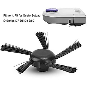 TOPINCN 6pcs Side Brush Replacement Fit for Neato Botvac D Series D7 D5 D3 D80 Sweeping Machine Sweeper Machine Robot Vacuum Cleaner Accessories