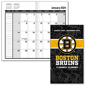 Turner Licensing, Boston Bruins 17 Month Pocket 2024 Planner