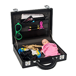 Childs dress up Briefcase, Kids pretend play suitcase, toy