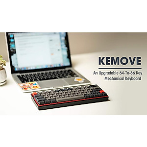 KEMOVE DK61 Wireless 60% Mechanical Gaming Keyboard, Bluetooth 5.1 Hot Swappable Keyboard RGB Backlit PBT Keycaps Full Keys Programmable (Gateron Switch) (Gateron Optical Blue Switch, Dolch)