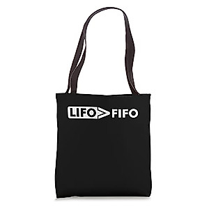 LIFO > FIFO Accountant Controller CPA Bookkeeper Funny Cute Tote Bag