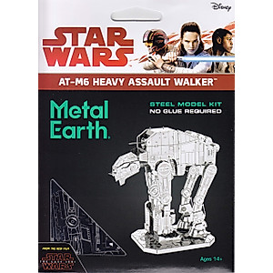 Fascinations Metal Earth Star Wars The Last Jedi at-M6 Heavy Assault Walker 3D Metal Model Kit