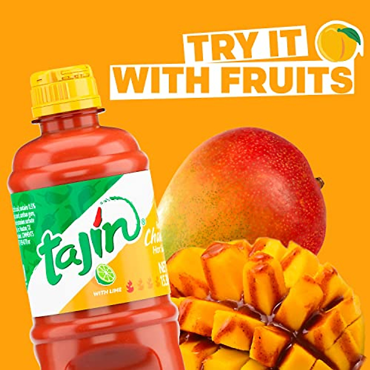 Tajin Fruity Chamoy Hot Sauce 15.38 oz (Pack of 2)