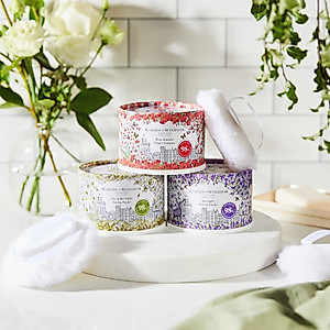 Woods of Windsor Rose Talcum Powder, Floral Dusting Powder with Body Puff, Scented Powder for Women to Help with Odor Control and Chafing, True Rose Scent 100g