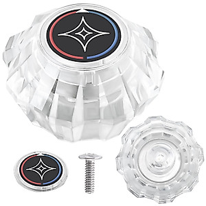 LavishStream Shower Knob Replacement for Price Pfister Shower Handle 940-240 One-Handle Tub Kit Clear Acrylic