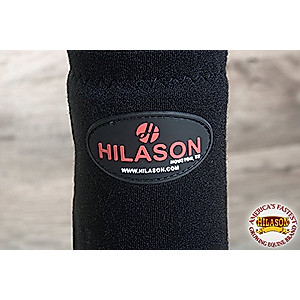 HILASON Medium Horse Medicine Sports Boots Rear Hind Leg Black