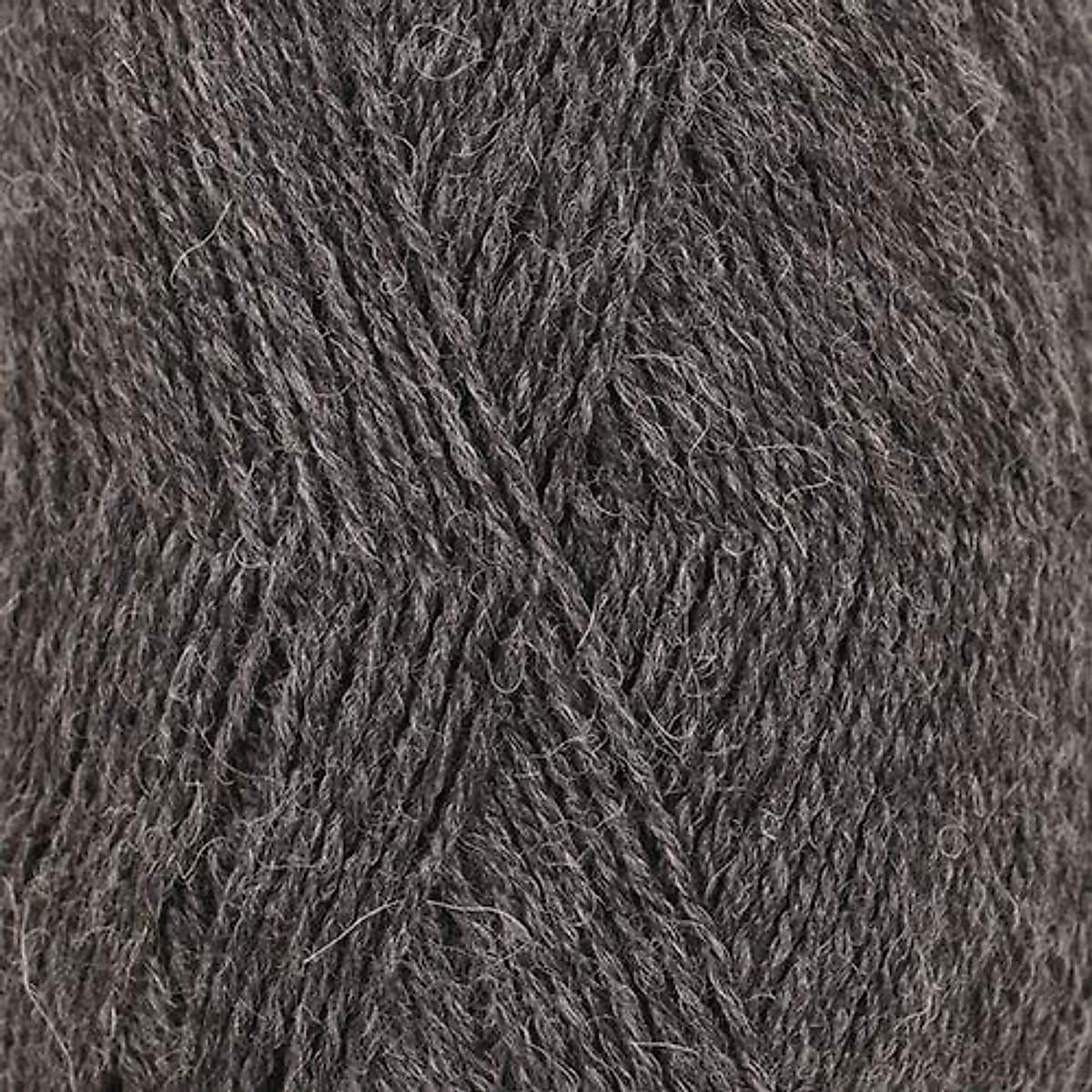 65% Wool 35% Alpaca Yarn, Drops Flora, 1 or Superfine, Fingering Weight, 4 ply, 1.8 oz 230 Yards per Ball (05 Dark Grey)