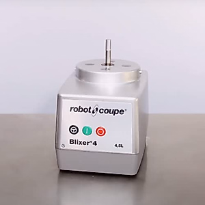 Robot Coupe BLIXER 4 Blixer Vertical Commercial High Speed Blender/Mixer, 4.5-Quart Stainless Steel Batch Bowl, 1 Speed, Stainless Steel, 120 Vol, 1-1/2 hp