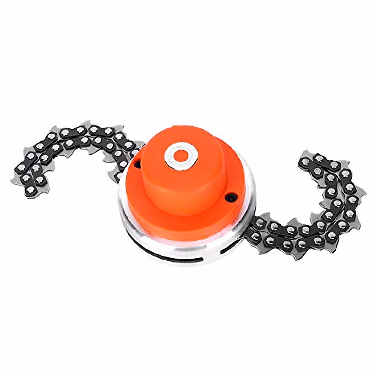 Walfront Multifunctional Spiral Chain Trimmer Head Replacement Head Garden Lawn Mower Accessories Outdoor Grass Trimmer 148*115*70mm
