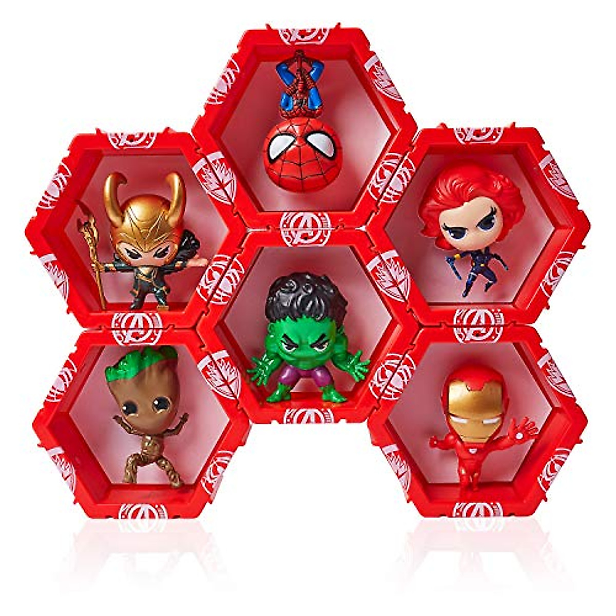 WOW! PODS Avengers Collection - Limited Edition Metallic Ironman | Superhero Light-Up Bobble-Head Figure | Official Marvel Collectable Toys & Gifts,Metallic Iron Man,4 inches