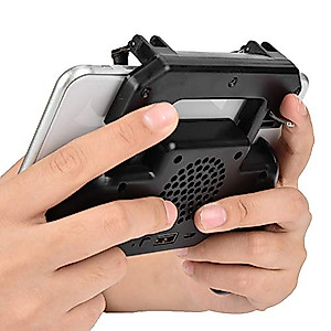 Zyyini Smart Phone Holder Handle, Stretchable Mobile Game Controller with Triangular Support, Phone Game Mobile Trigger Joystick Suitable for Phones up to 6.6 inches