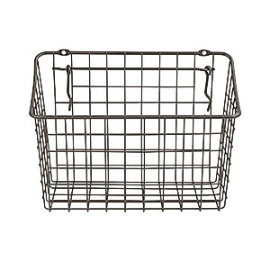 Spectrum Diversified 10" x 5" x 7" Pegboard & Wall Mount Basket, 10"L x 7"W, Industrial Gray