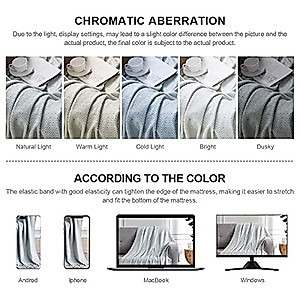 BOURINA Decorative Diamond Lattice Faux Cashmere Fringe Throw Blanket Lightweight Soft Cozy for Bed or Sofa Farmhouse Outdoor Throw Blankets, 50" x 60",Light Blue