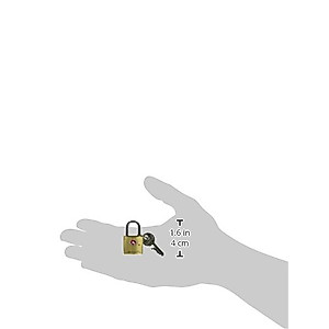 BRINKS - 22mm TSA Approved Solid Brass Keyed Travel Padlock, 4-Pack - Chrome Plated With Hardened Steel Shackle, TSA Approved Lock For Travel And Inspection