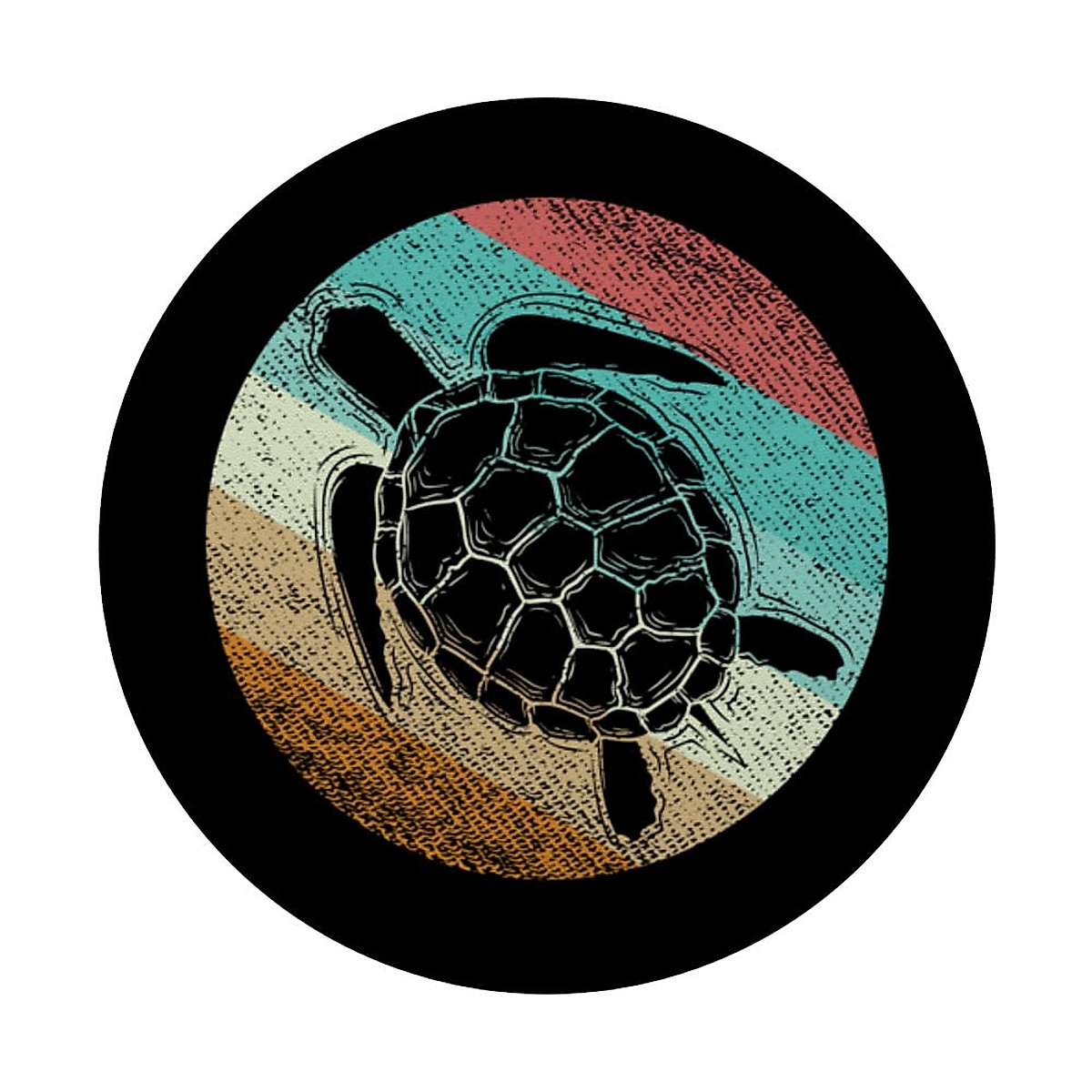 Turtle swimming in the Sea PopSockets Standard PopGrip