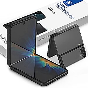 Whitestone GEN Film Screen Protector [Premium folding Film] Hinge Cover film Included, Hard Coated Film Screen Protector Anti-Bubble HD Clear PET Film Screen Guard for Samsung Galaxy Z Flip 4 (2022)