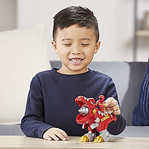 Playskool Heroes Power Rangers Red Ranger & T-Rex Zord 2 Pack, 3" Action Figure & Zord Set, Collectible Toys for Kids Ages 3 & Up