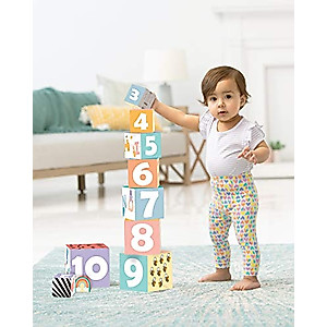 Skip Hop Infant Toy Nesting Blocks, ABC & Me