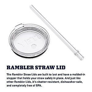 YETI Rambler 35 oz Straw Mug, Vacuum Insulated, Stainless Steel, Charcoal