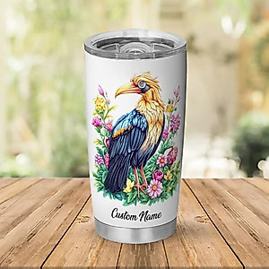 Lesser Adjutant Gifts, Personalized Tumbler with Lesser Adjutant Animal’s Name – Custom Cup for Animal Lovers, Gift for Women, Men, Boys, Girls, Gift for Birthdays & Christmas NwFVLk