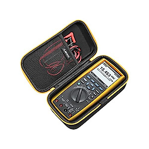 RLSOCO Hard Case for Fluke 289/287 & Works with UNI-T UT181A Datalogging Multimeter