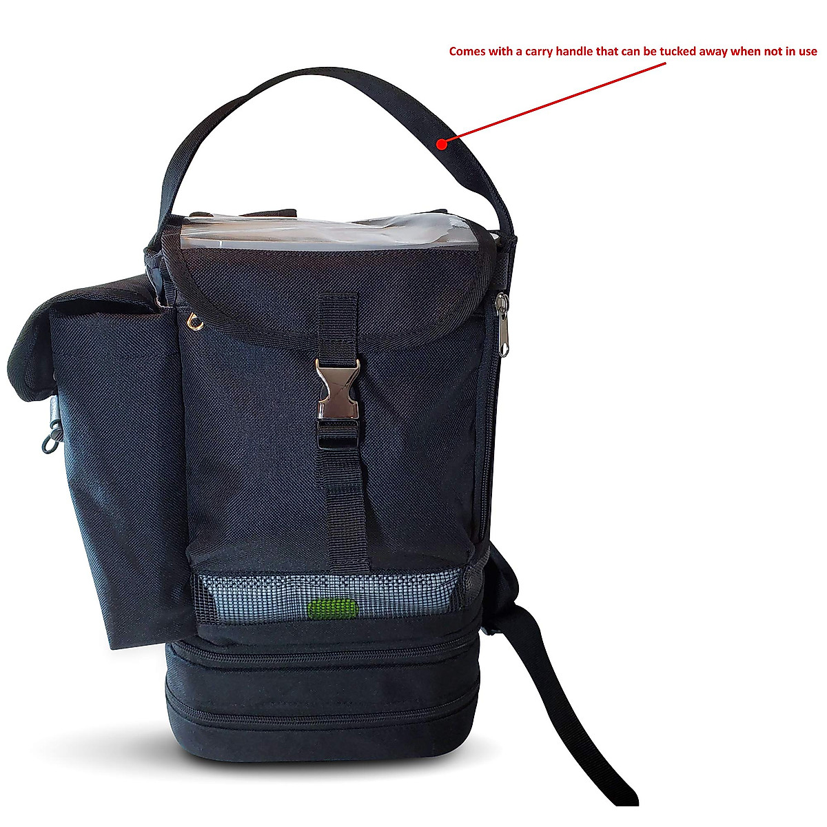 Backpack for Philips Respironics SimplyGo Min POC (only fits the SimplyGo mini, not the regular) Carrying Holder Backpack for both standard & extended batteries