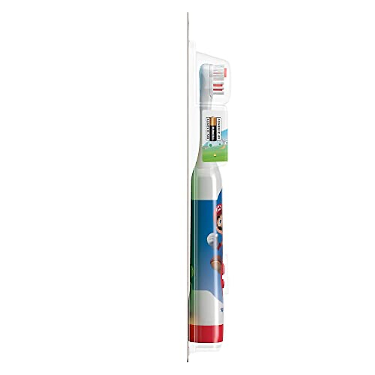 Super Mario Kid’s Spinbrush Electric Battery Toothbrush, Soft, 1 ct, Character May Vary