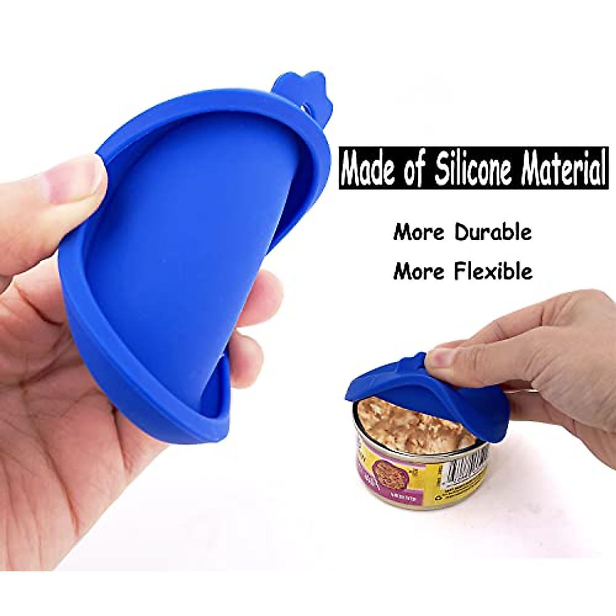 COMTIM Small Size Cat Food Can Lids, 2 Pack Silicone Cat Food Can Lids Covers for Small Cans 3 oz 2.5 oz