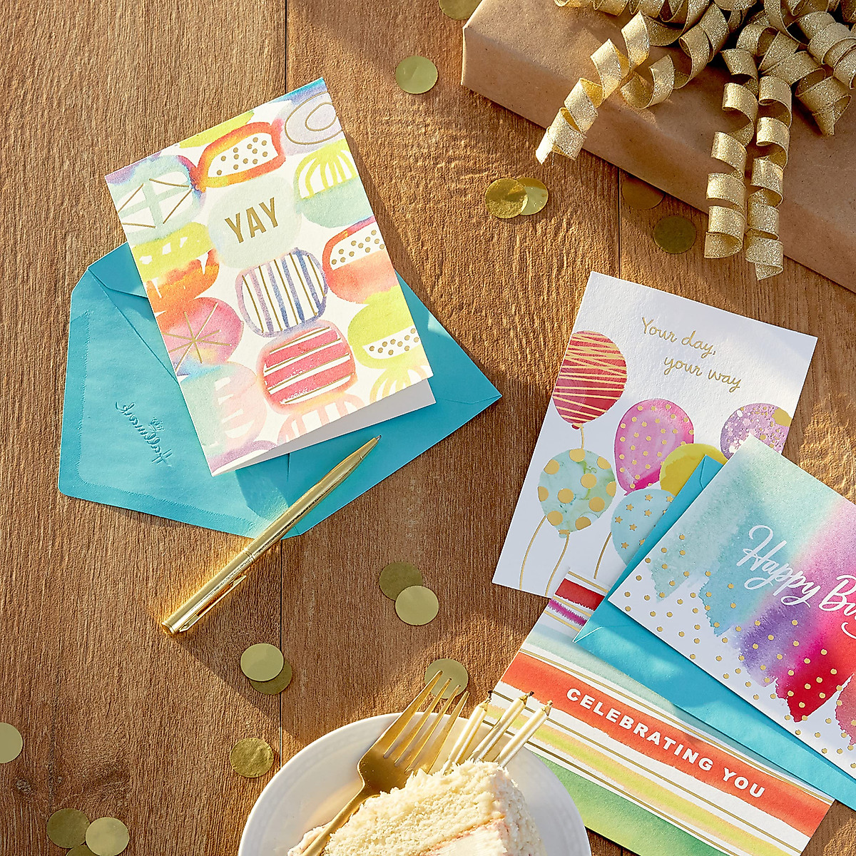 Hallmark Birthday Cards Assortment, 36 Cards with Envelopes (Celebrate)