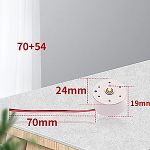 V TELESKY 10Pcs 1.5V 3V 6V 7000rpm Small Micro DC Generator Mini Electric Motor with Wire for DIY Toys Wind Turbine Generator