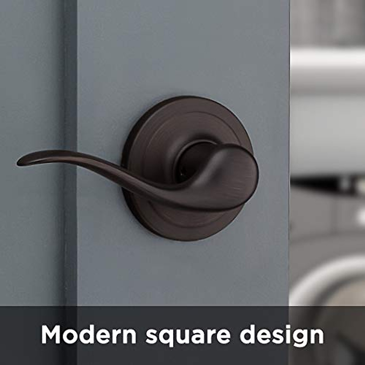 Kwikset Tustin Hall/Closet Lever in Venetian Bronze - 97200-778