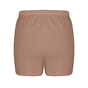 Sexy Dresses for Women Fashion Sexy Sleeveless V Neck Womens Dresses 2023 Athletic Pullover Mini Dress Shorts Suits Womens Rompers for Summer Dressy Split Shorts with Pockets Khaki XXL