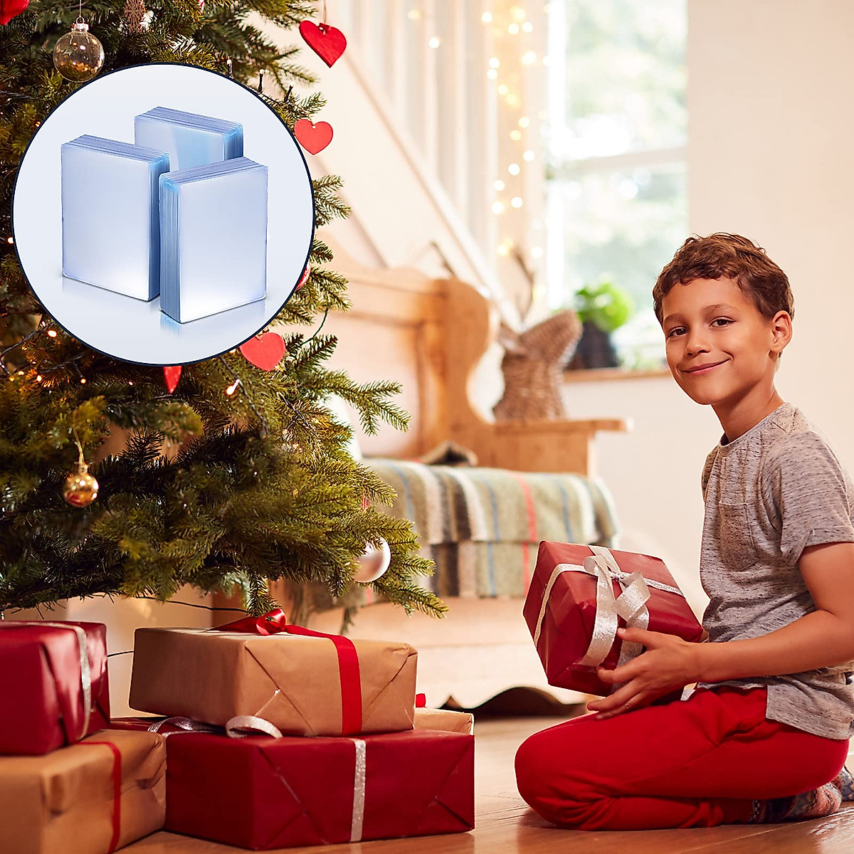 Hard Case for Cards Semi Rigid Holders Grading Submission Size Trading Protectors Sleeves Hard Plastic Card Supplies for Trading Cards, Baseball Cards, Sports Cards (40 Pieces)