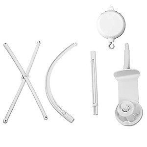 HLEEDUO 28 inche Baby Mobile arm for cirb with Music Box Motor,Crib Mobile arm Mobile Holder for Crib,nursey Mobile arm with Mobile Motor