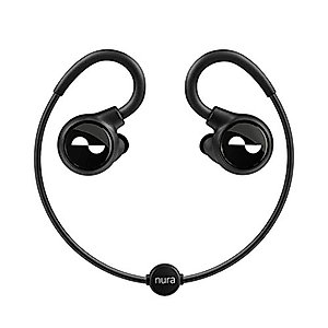 NuraLoop Earbuds Wireless Bluetooth 5.0 - Personalized Sound Profile, Active Noise Cancelling Headphones, Social Mode, 16 Hours Battery (2 Hours to Charge to 100%)