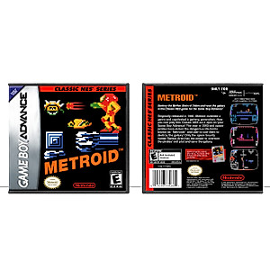 Classic NES Series: Metroid | (GBA) Game Boy Advance - Game Case Only - No Game