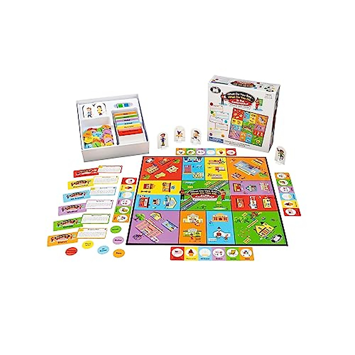 Super Duper Publications | What Do You Say... What Do You Do...® in The Community? Social Skills Board Game | 1-6 Players, Ages 5-12