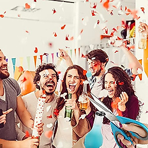 Kitchen Scissors, Heavy Duty Stainless Steel Kitchen Shears, Premium Ultra Sharp Utility Multifunctional Kitchen Scissors for Poultry, Chicken, Meat, Food, Vegetables, Seafood, BBQ (Blue)