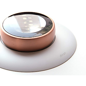 Google Nest Learning Smart Thermostat - 3rd Generation - Brass T3032US Bundle with elago Wall Plate Upgraded Wall Mount Cover Designed for Google Nest Learning Thermostat - Matte White