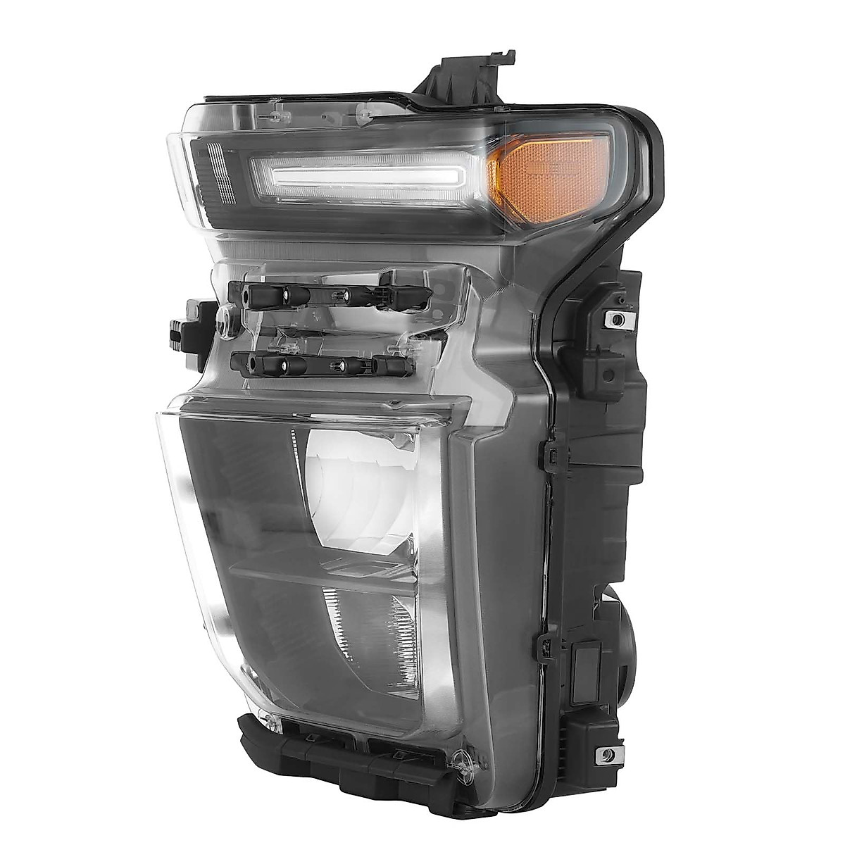 KARPAL Headlights Assembly Kit for 2020-2023 Chevy Silverado 2500HD 3500HD Halogen Headlights Driver + Passenger Side Pair Replacement 84738616 84738617 GM2502504 GM2503504