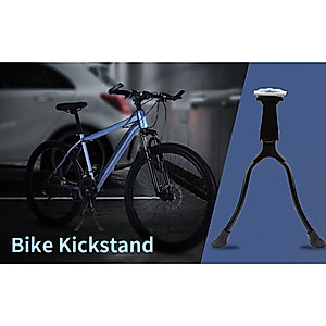 Center Mount Double Leg Bike Kickstand, Adjustable Practical Mountain Bike Foot Stand for 26 inches and Above Wheel Mountain Bike,Road Bicycle,Adult Bike,Sports Bike, Center Mount Double Leg Bike