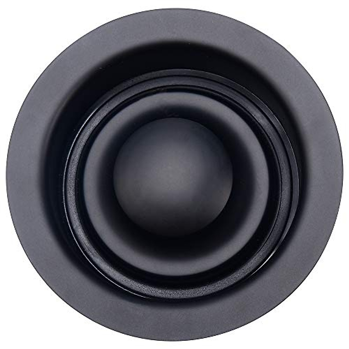 Kitchen Sink Flange Stopper Black - Universal Garbage Disposal Flange for Fit 3-1/2 Inch Standard Sink Drain Hole, Sink Flange Replacement Accessories