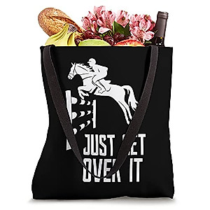 Funny Equestrian Horse Jumping Design For Girls Women Men Tote Bag