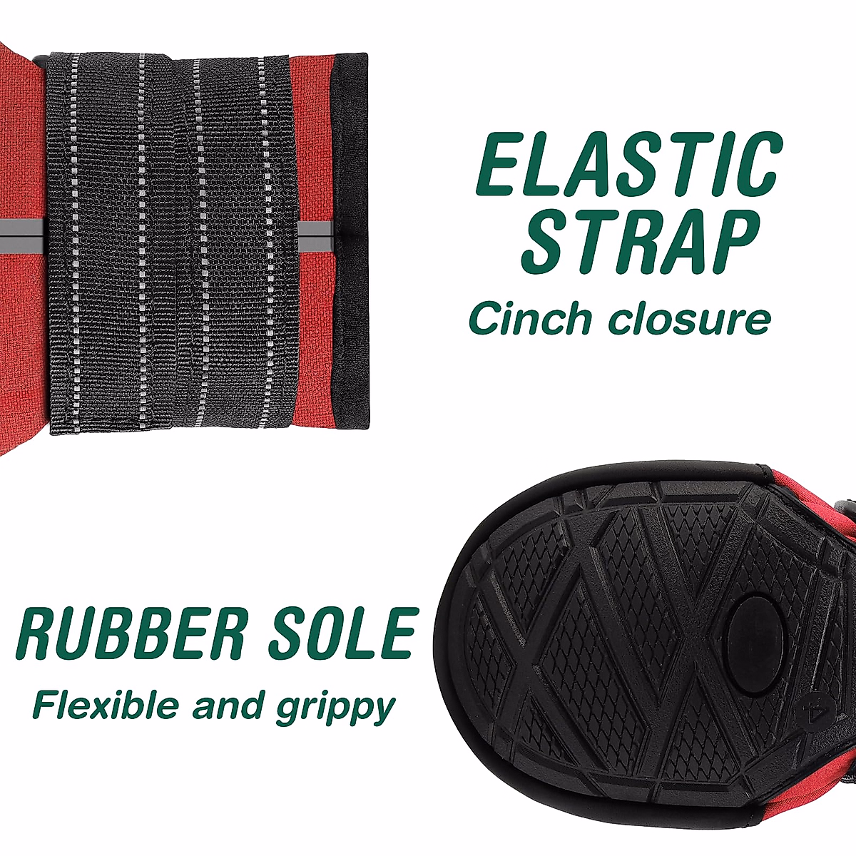 Aokown Dog Shoes for Medium Dogs, Large Waterproof Dog Boots for Winter Snow, Summer Hot Pavement, Dog Booties & Paw Protectors Size 3